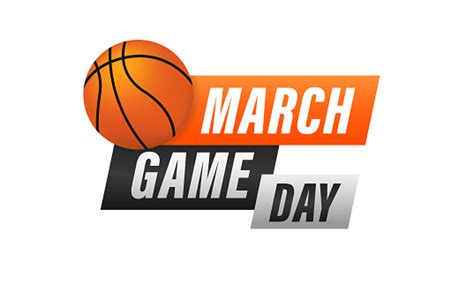 게임 데이 3월 농구 플레이오프 미국에서 슈퍼 스포츠 파티 시즌 토너먼트의 마지막 경기 프로 팀 챔피언십 농구공을 위한 공 스포츠 포스터 벡터 일러스트레이션 농구 팀