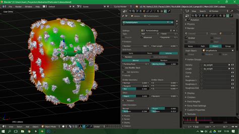 Texturing How Can I Use A Cycles Material Animated Procedural Texture To Control Hair