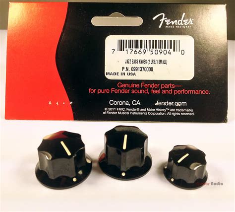 Fender 099 1370 000 Jazz Bass Knobs 3 Reverb