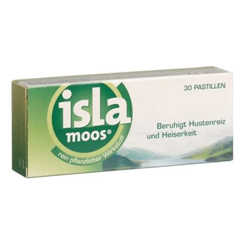 Isla Moos Lozenges 30 Pcs Buy Online