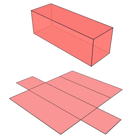 Rectangular Prism Net Printable Printable Templates