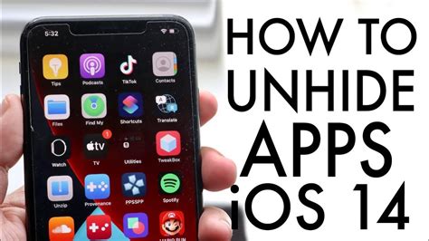 How To Unhide A App On Ios 14 Add Back Home Screen You