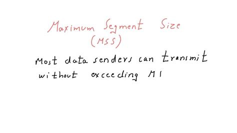 Solvedmaximum Segment Size Is A The Size Of The Segment Without