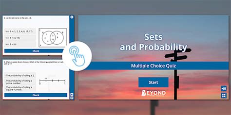Sets And Probability Interactive Revision Quiz