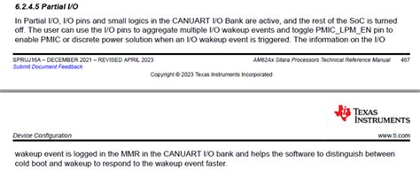 AM A Q D PMIC LPM EN Terminal Behavior Processors Forum Processors TI E E Support