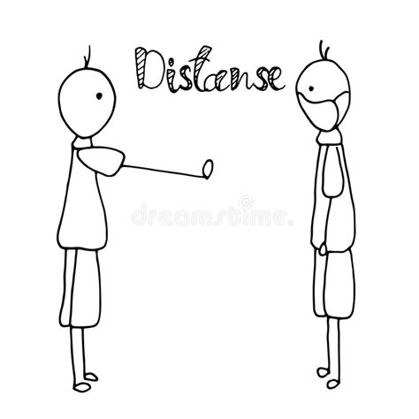 safe distance between two persons during quarantine self isolation as