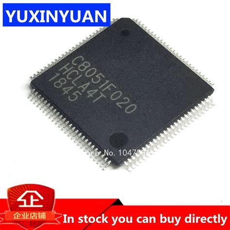 1pcs c8051f020 gqr c8051f020 tqfp100 c8051 ic mcu 8bit 64kb flash