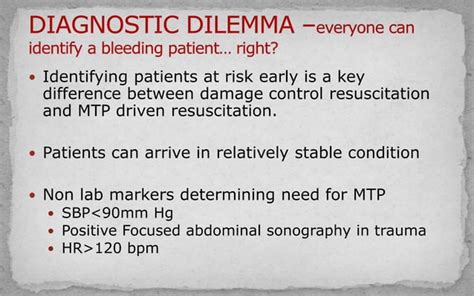 Massive Transfusion Protocol Pptx