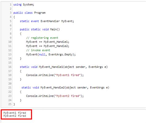C Attaching An Event Handler Naiwaendebuggingsoft