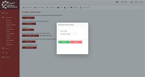 AML Device Manager MDM Web Application AML Mobile Computers And Kiosks