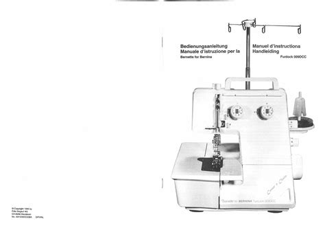 Bernina Bernette Funlock 009 Dcc Handleiding 20 Paginas