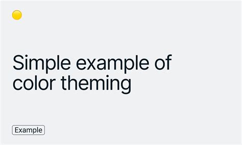 Simple Example Of Color Theming Figma