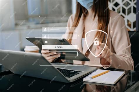 Premium Photo Cyber Security Concept Login User Identification
