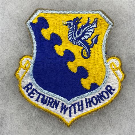 Usaf 31st Fighter Wing Patch 3 78 Inch Fitzkee Militaria Collectibles