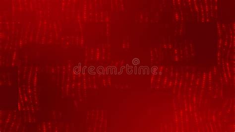 Red Color Shiny And Glowing Circular Dots Gradient Design Loop Able Geometrical Background Stock