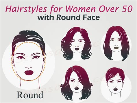 10 Best And Trendy Hairstyles For Round Faces Over 50