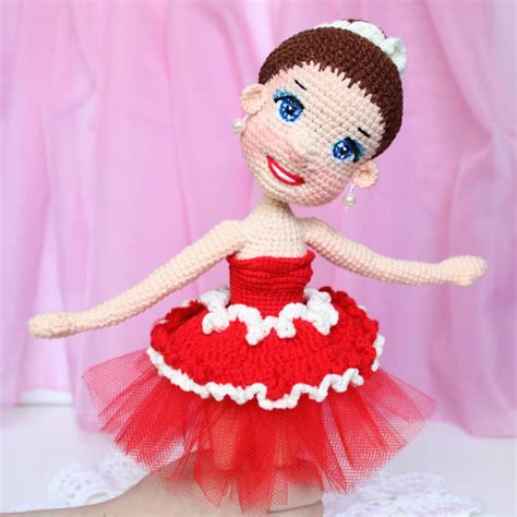 Crochet Ballerina Doll Pattern Printable Pdf Amigurumi Today Shop