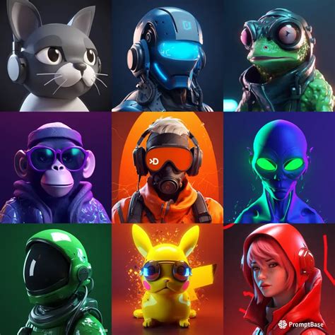 Discord Avatar Illustrations Midjourney Prompt Promptbase