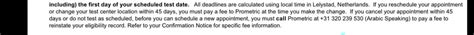 Having Trouble Calling Prometric Rstep1