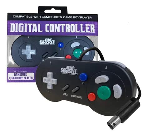 Nintendo Gamecube Gba Player Digital Controller Oldskool Wii Cor Preto Frete Grátis