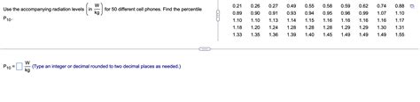 solved use the accompanying radiation levels in kgw for