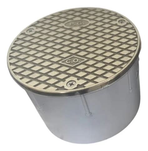 Tapon Registro Bronce Nickel 4 Pulgadas Envío Gratis