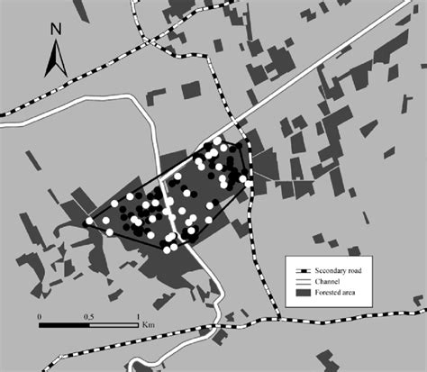 Home Range Measured As The Minimum Convex Polygon Mcp 100 Of A Female