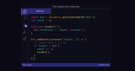 The Coder City Theme By The Coder City Vs Code Themes