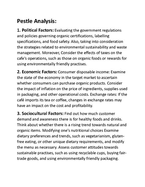 Pestle Analysis Political Factors Evaluating The Government
