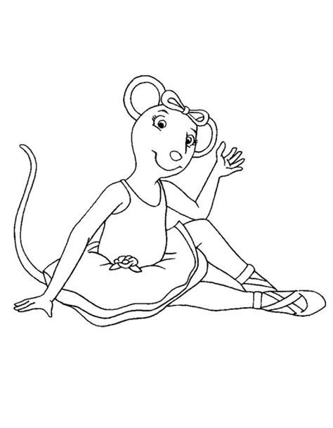 Ballerina Coloring Pages Free Printable PDF