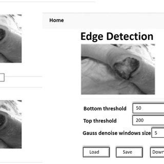 Example Of Execution Of The Edge Detection Functionality Edge Download Scientific Diagram