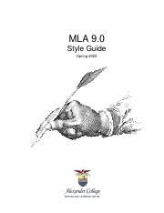 MLA Style Guide Paper Formatting Citations And Works Cited Course Hero