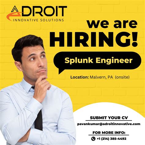 Pavan Kumar On Linkedin Hiring Hiring Splunkengineer Usaitjobs Usastaffing Usaitjobs