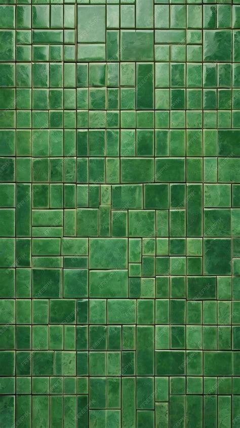 Fondo De Azulejos De Cerámica Verde Azulejos De Cerámica Vintage Viejos