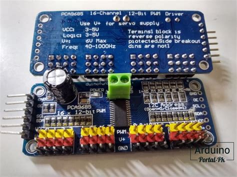 Pca9685 — 16 канальный 12 битный Pwm Servo модуль с I2c интерфейсом