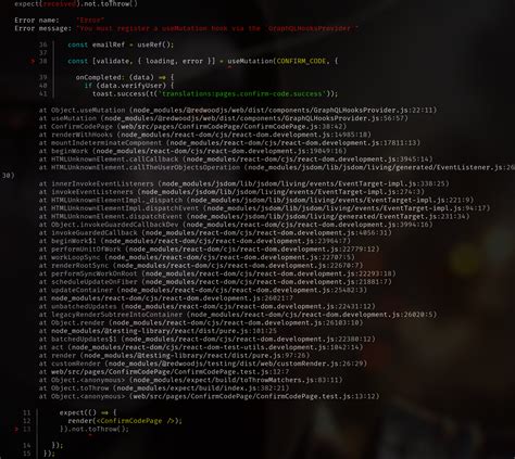 Bug Tutorial Errors You Must Register A Usequery Hook Via The