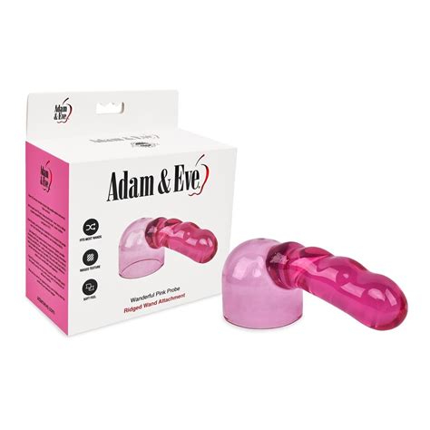 Adam And Eve Wanderful Pink Probe Wand Attachment Ohtoy