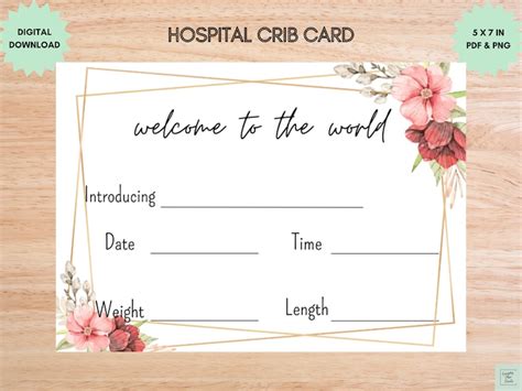 Crib Card Hospital At Rosalyn Coe Blog