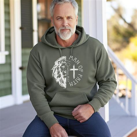 Mens Christian Hoodie Trendy Christian Apparel Trendy Christian