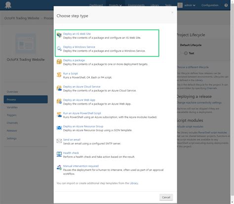 Iis And Windows Service Steps Including Virtual Directory Support Octopus Deploy