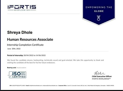 shreya dhole on linkedin thankyou opportunity experience