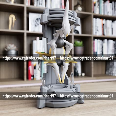 Arceus In The Lab From Pokemon 3d Model 3d Printable Cgtrader