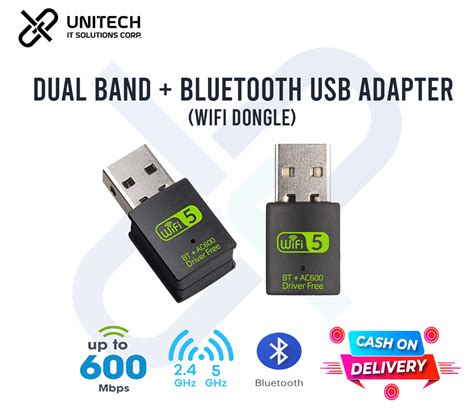 Dual Band Bluetooth Usb Adapter Wifi Dongle Lazada Ph