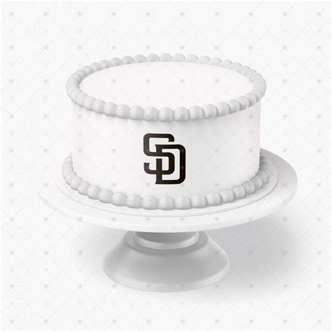 San Diego Padres Logo Edible Cake Toppers Logos Ediblecaketopper