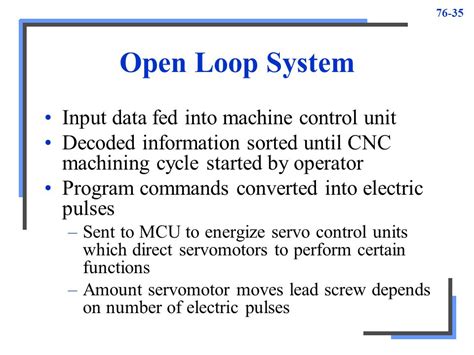 Open Loop And Closed Loop System In Cnc Wiring Work