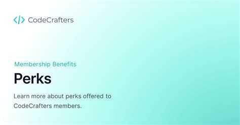 perks codecrafters