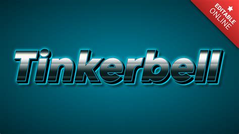 Tinkerbell Steel Text Effect Generator Tinkerbell Steel Text Effect Generator