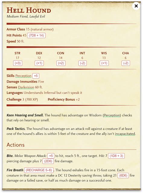 Dnd Stat Block Generator Developmentadams