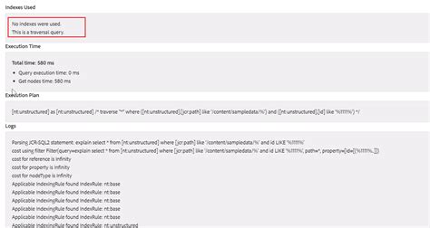 Oak Lucene Index Improve The Query Performance In Aemadobe