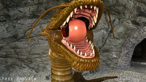 Vore Woman Eaten By Dragon